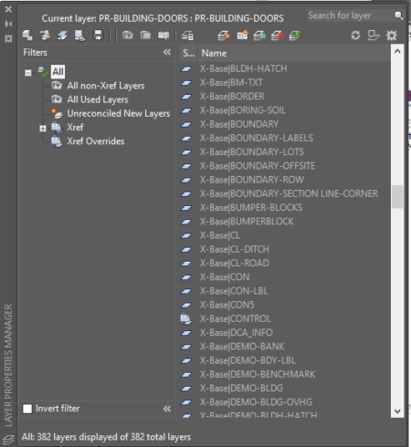 Workflow: Search Capabilities within the Layers Panel - CIVIL3D.TV
