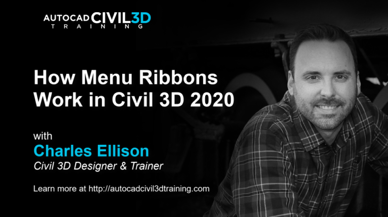 How Menu Ribbons Work in Civil 3D 2020 - CIVIL3D.TV