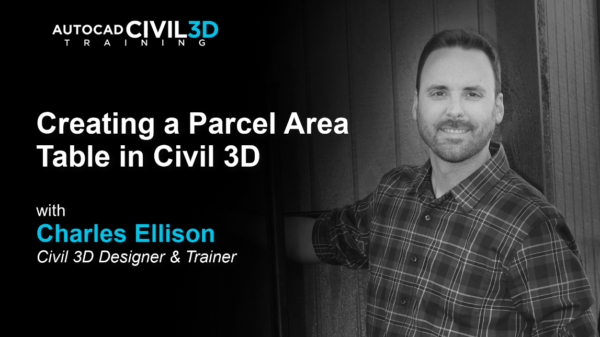 creating parcel area table civil 3D - CIVIL3D.TV